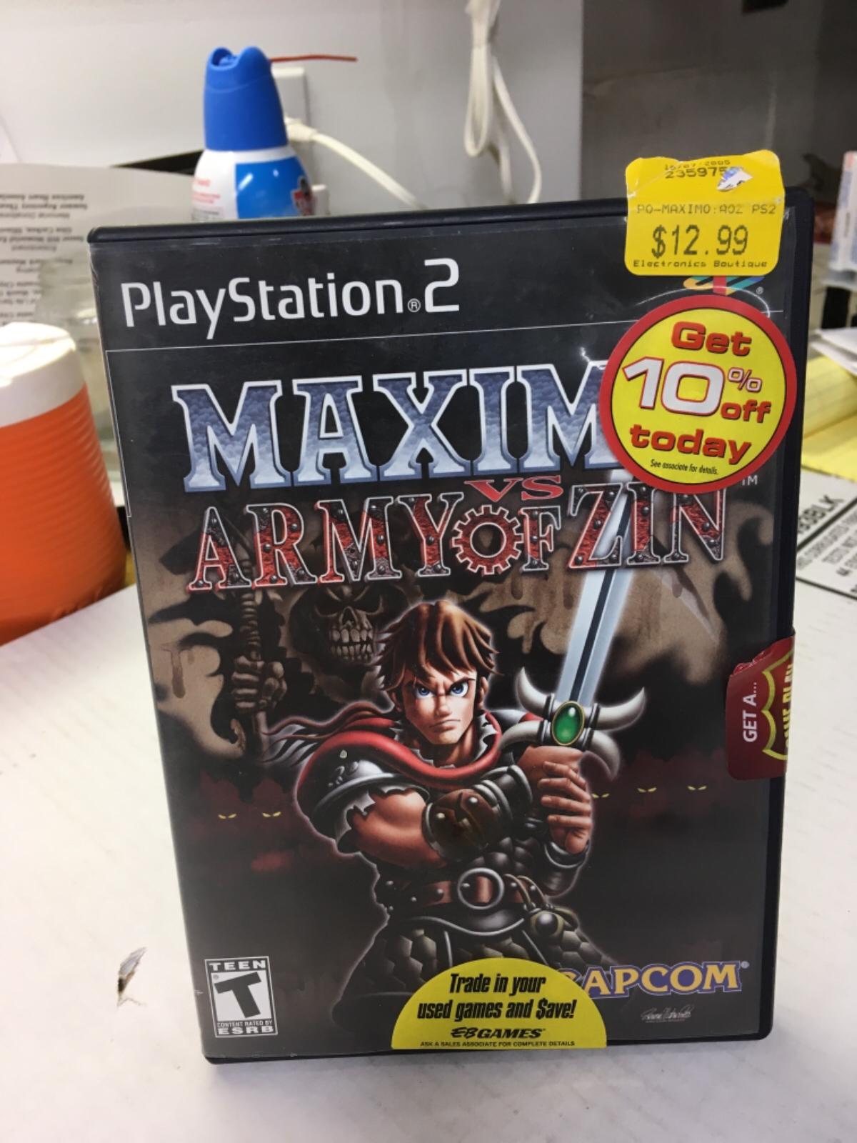 Maximo vs Army of Zin | Item, Box, and Manual | Playstation 2