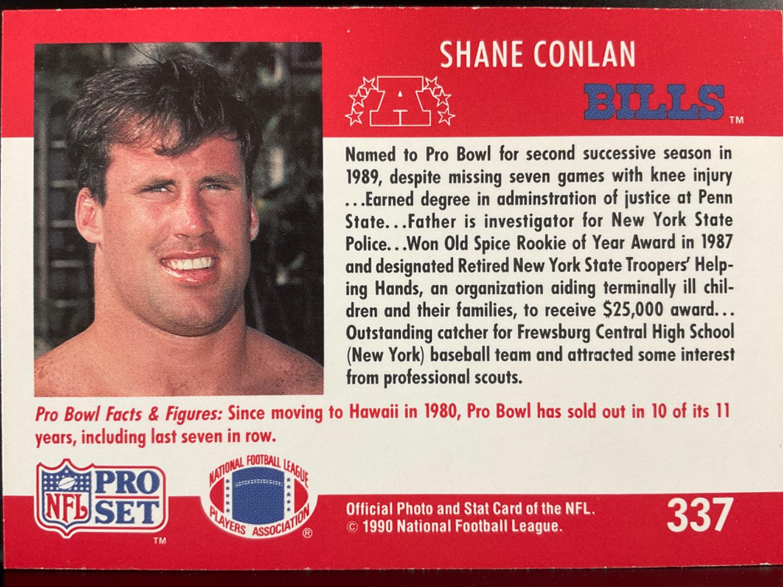 Shane Conlan #337 Prices | 1990 Pro Set | Football Cards