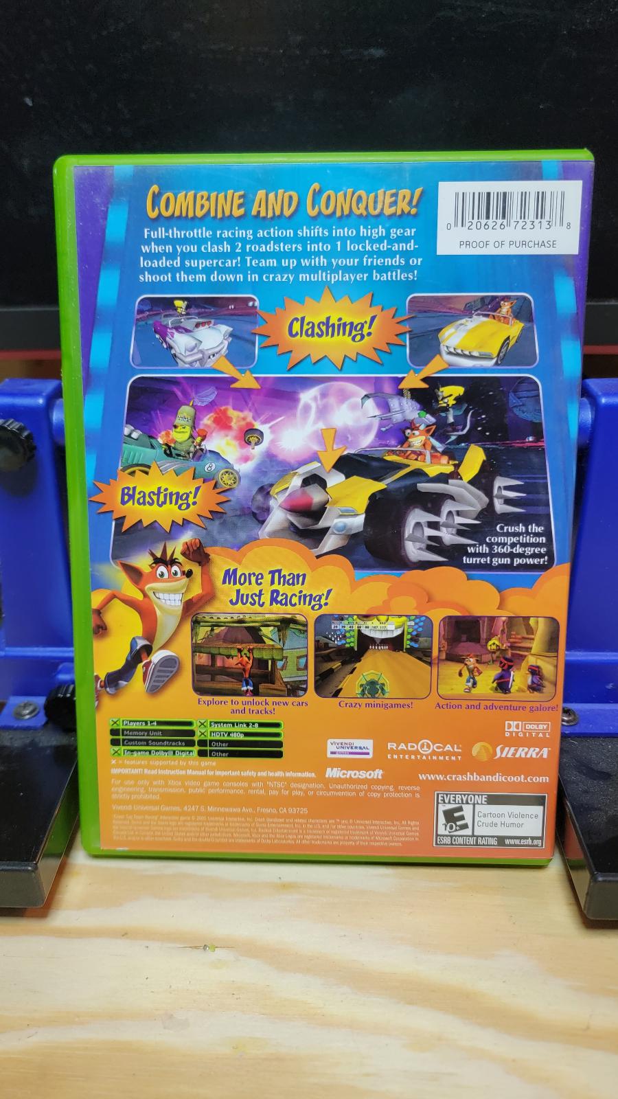 Crash Tag Team Racing | Item, Box, and Manual | Xbox