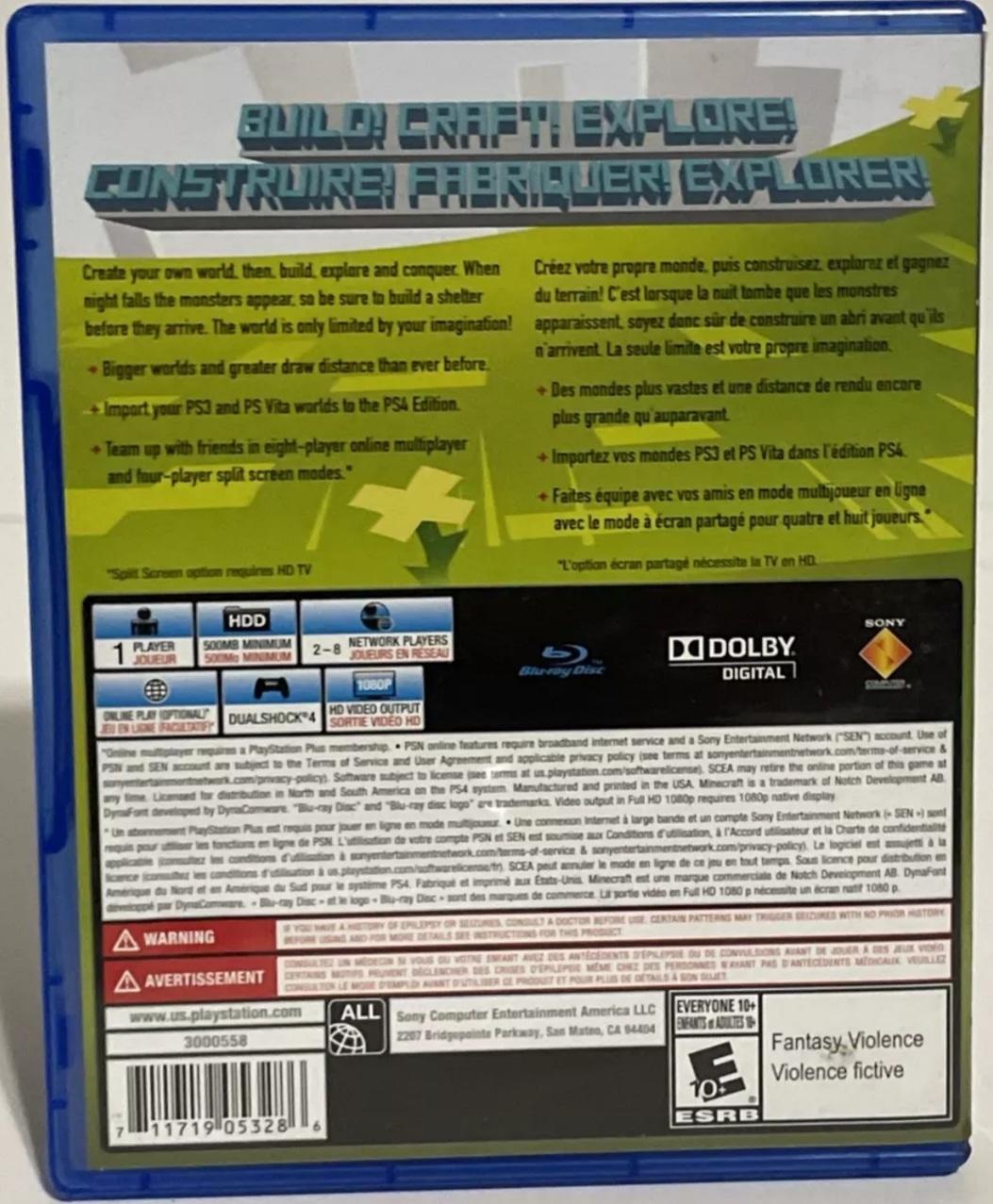 Minecraft: Playstation 4 Edition Prices Playstation 4 | Compare Loose ...