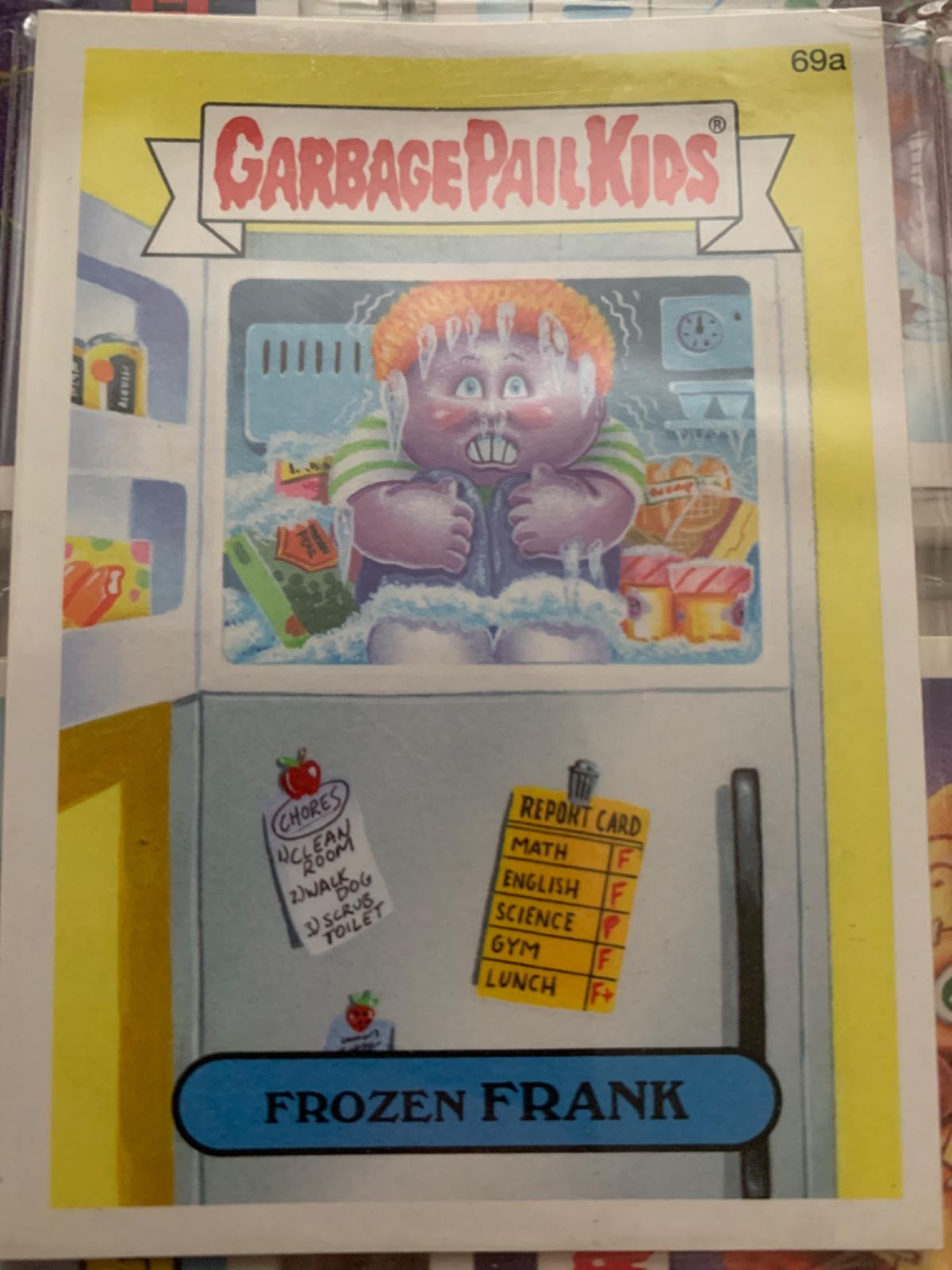 Frozen FRANK #69a Prices | 2014 Garbage Pail Kids | Garbage Pail Cards