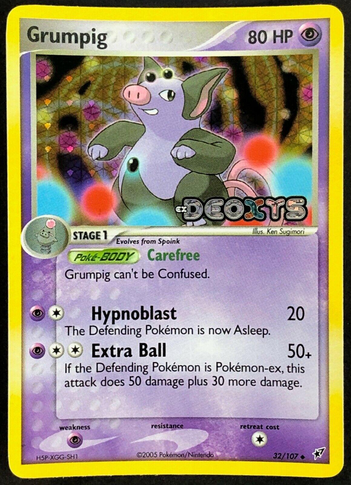 Grumpig [Reverse Holo] #32 Prices | Pokemon Deoxys | Pokemon Cards