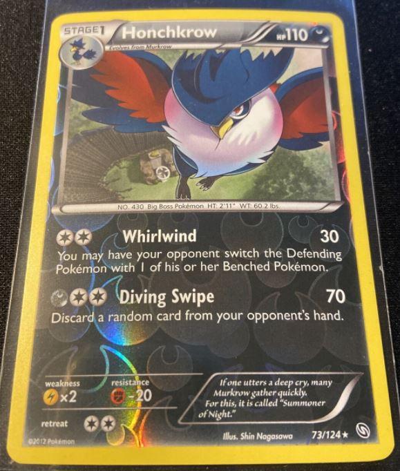 Honchkrow [Reverse Holo] #73 Prices | Pokemon Dragons Exalted | Pokemon ...