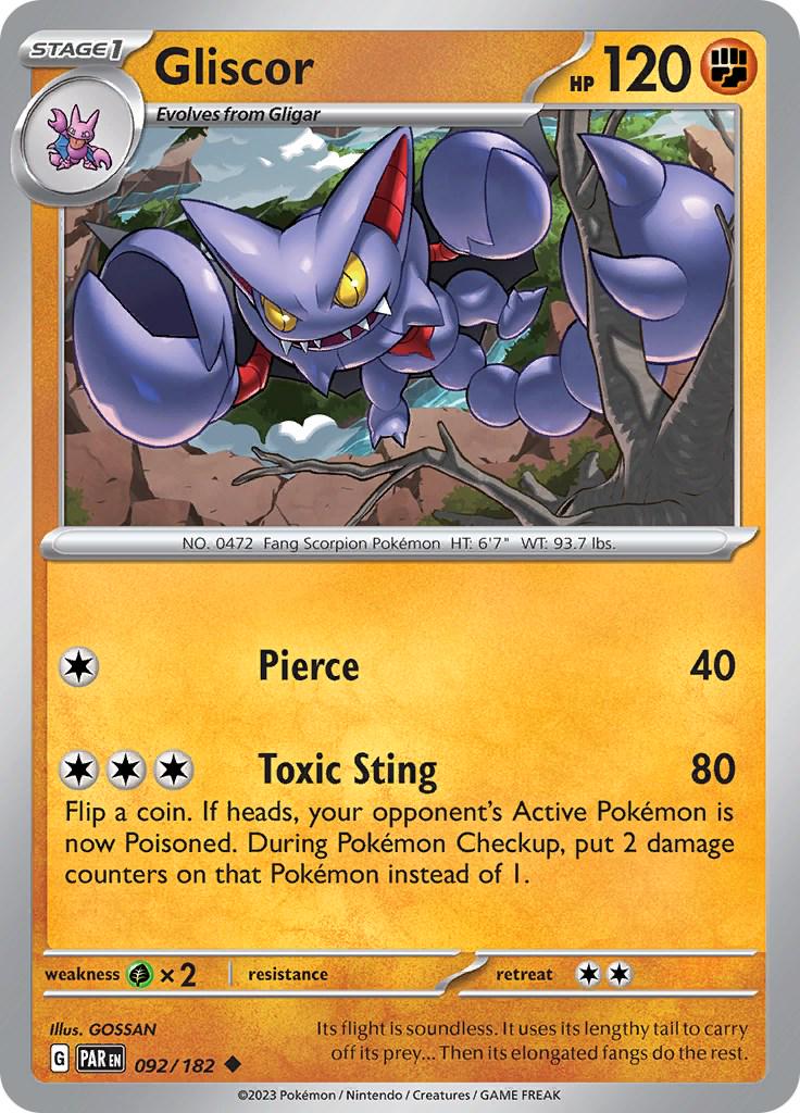 Gliscor #92 Prices | Pokemon Paradox Rift | Pokemon Cards