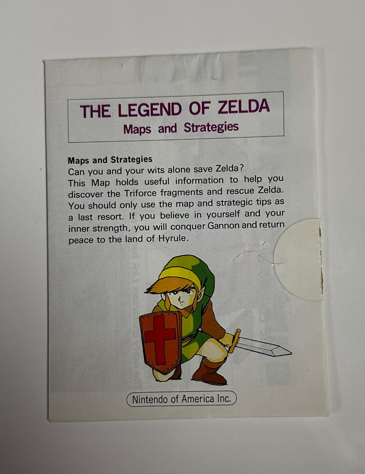 Legend of Zelda | Item, Box, and Manual | NES