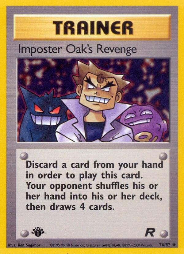 Imposter Oak's Revenge [1st Edition] #76 Prices | Pokemon Team Rocket ...