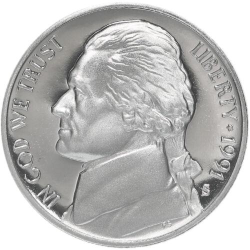1991 S [PROOF] Jefferson Nickel Prices | Ungraded, NGC, PCGS Values