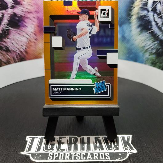 Matt Manning [Holo Orange] | Ungraded | 2022 Panini Donruss