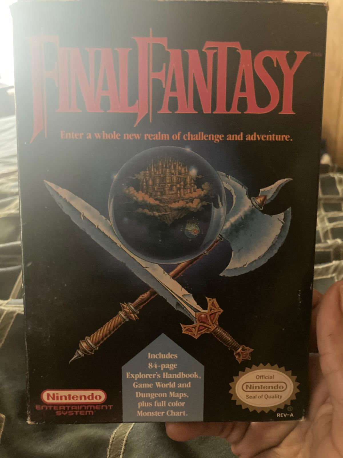 Final Fantasy | Item, Box, and Manual | NES
