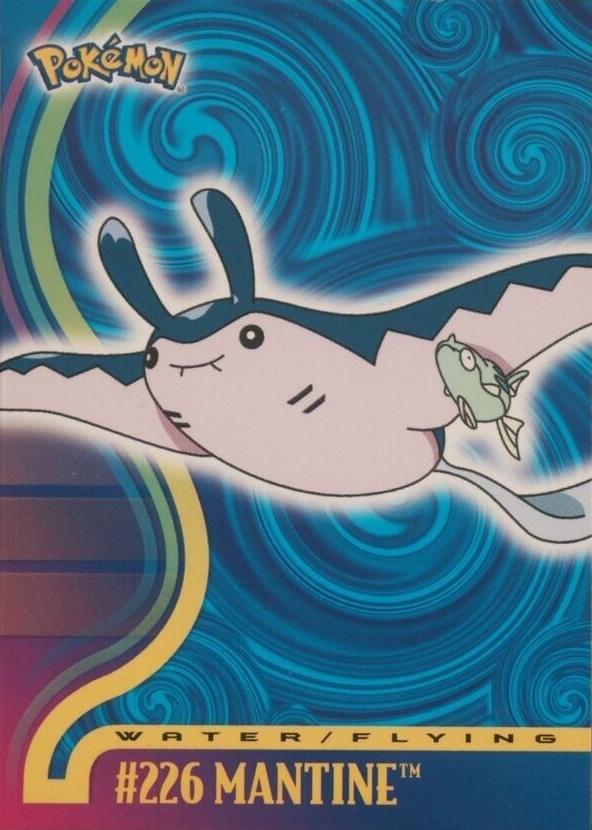 Mantine #226 Prices | Pokemon 2001 Topps Johto | Pokemon Cards