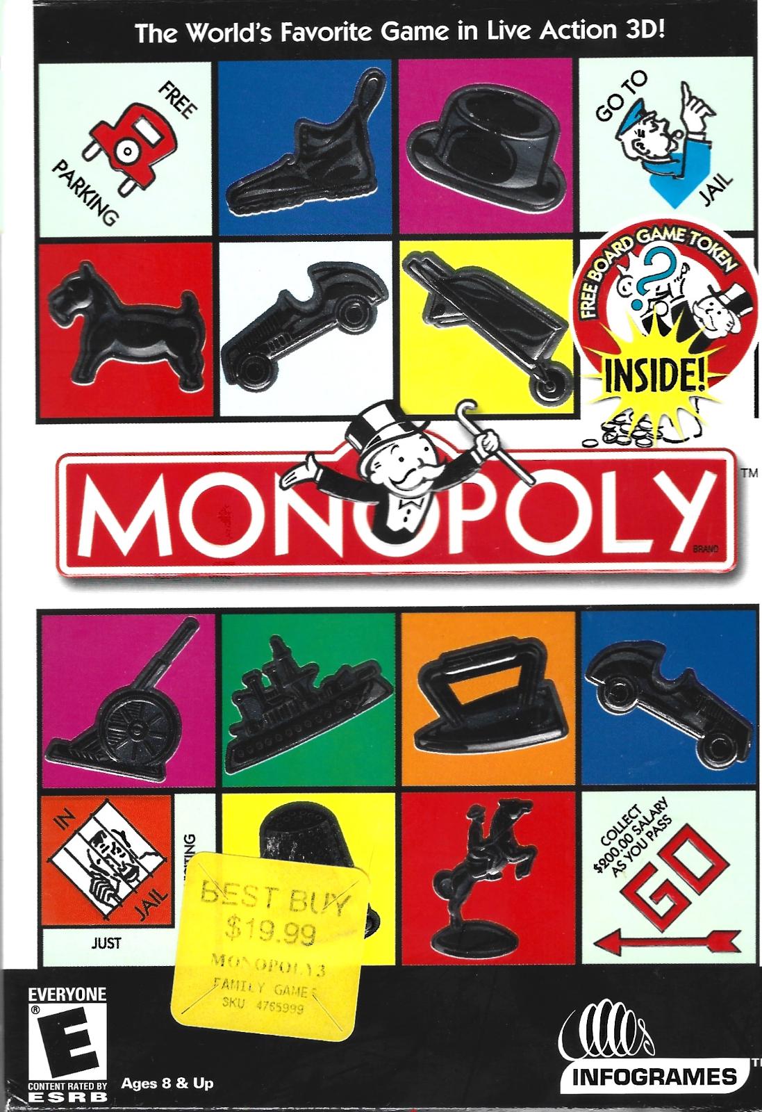 Monopoly [Infogrames] Prices PC Games | Compare Loose, CIB & New Prices