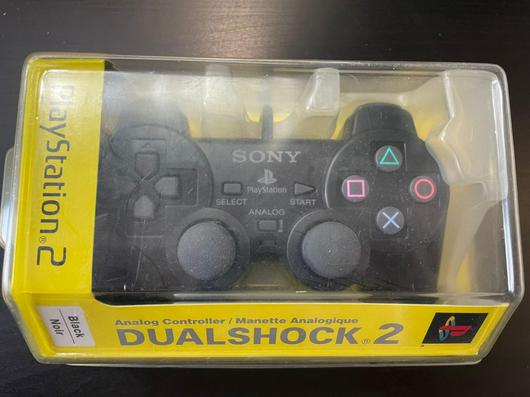 Black Dual Shock Controller | New Item, Box, and Manual | Playstation 2