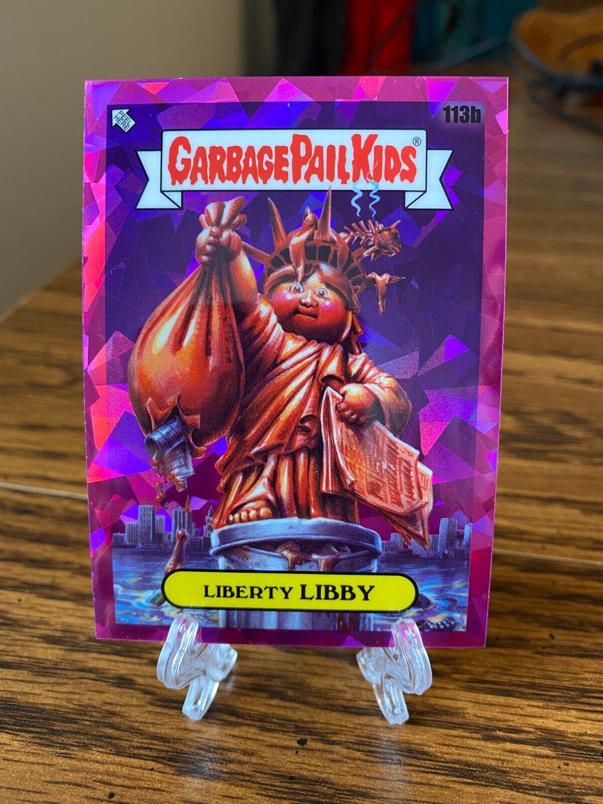Liberty LIBBY [Pink] #113b Prices | Garbage Pail Kids 2021 Sapphire | GPK Cards