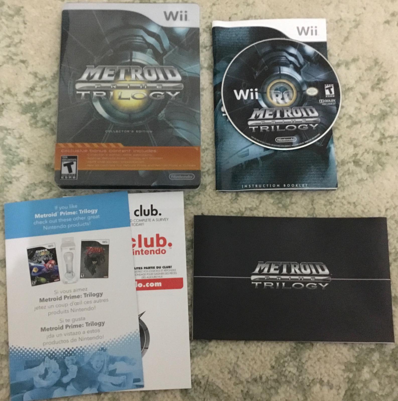 Metroid Prime Trilogy | Item, Box, and Manual | Wii