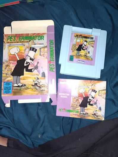 Pesterminator | Item, Box, and Manual | NES