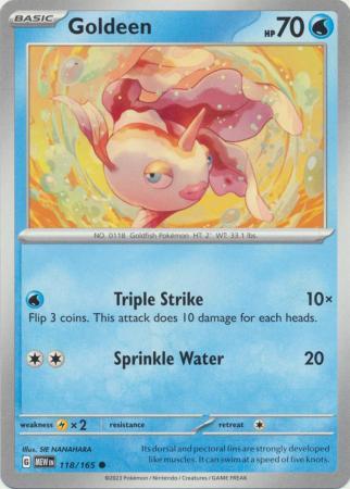 Goldeen #118 Prices | Pokemon Scarlet & Violet 151 | Pokemon Cards