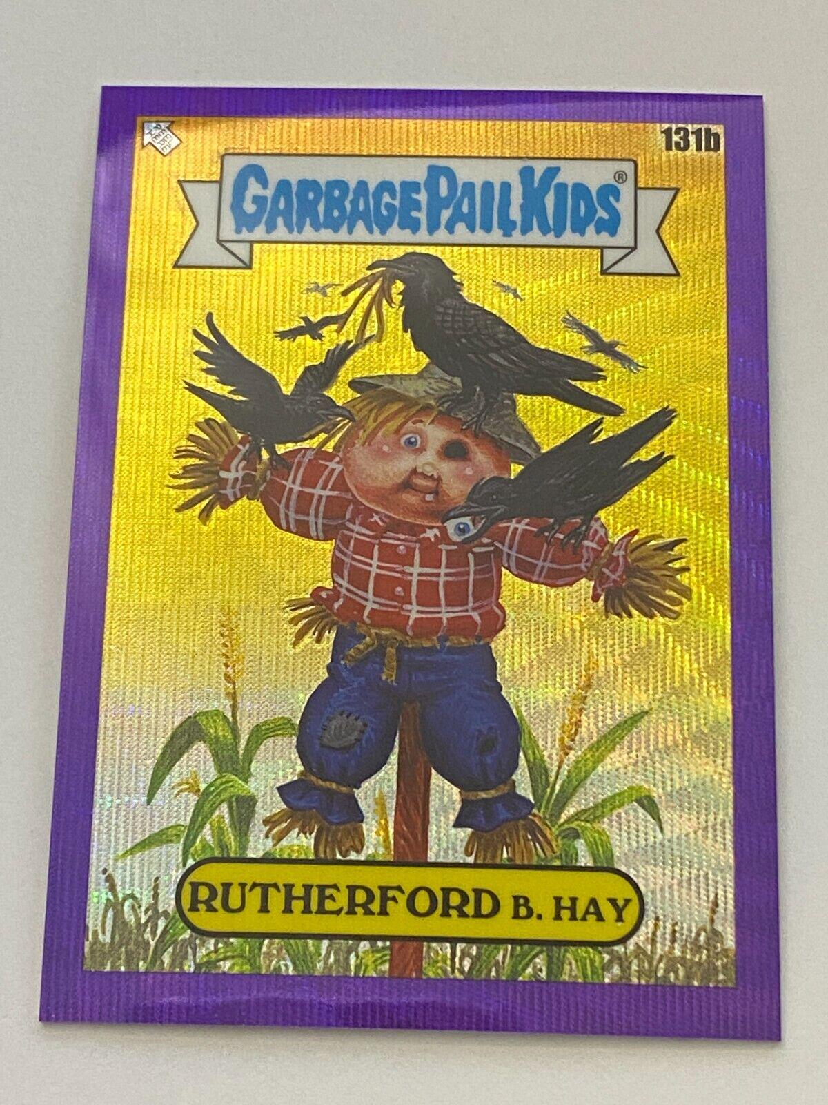 RUTHERFORD B. HAY [Purple Wave] #131b Prices | 2021 Garbage Pail Kids ...