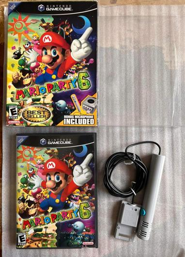 Mario Party 6 [Microphone Bundle] | Item, Box, and Manual | Gamecube