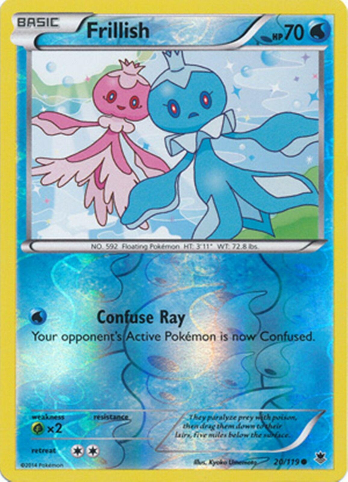 Frillish [Reverse Holo] #20 Prices | Pokemon Phantom Forces | Pokemon Cards