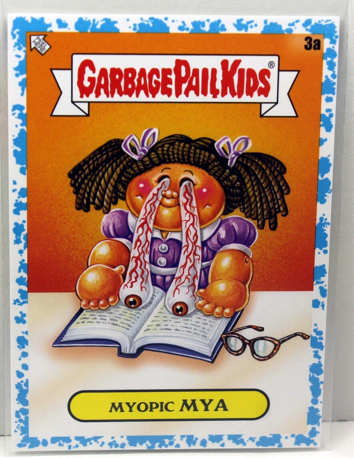 Myopic Mya [Blue] #3a Prices | Garbage Pail Kids Book Worms | GPK Cards