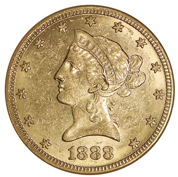 1888 S Liberty Head Gold Eagle Prices | Ungraded, NGC, PCGS Values