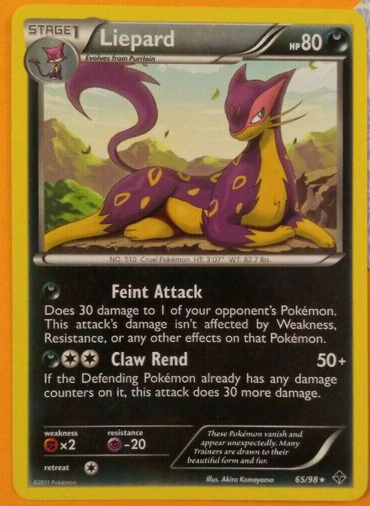 Liepard #65 Prices | Pokemon Emerging Powers | Pokemon Cards