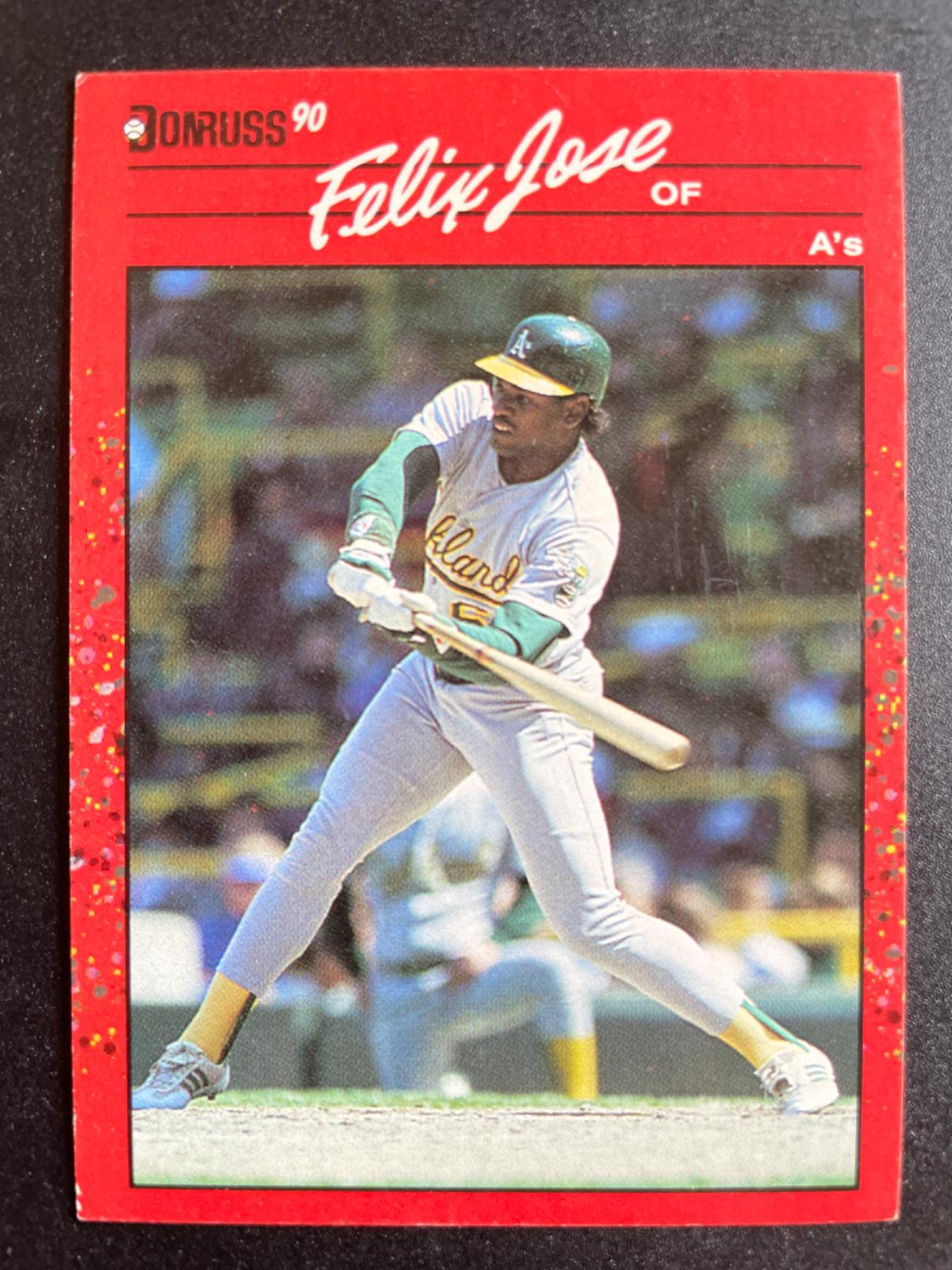 Felix Jose | Ungraded | 1990 Donruss