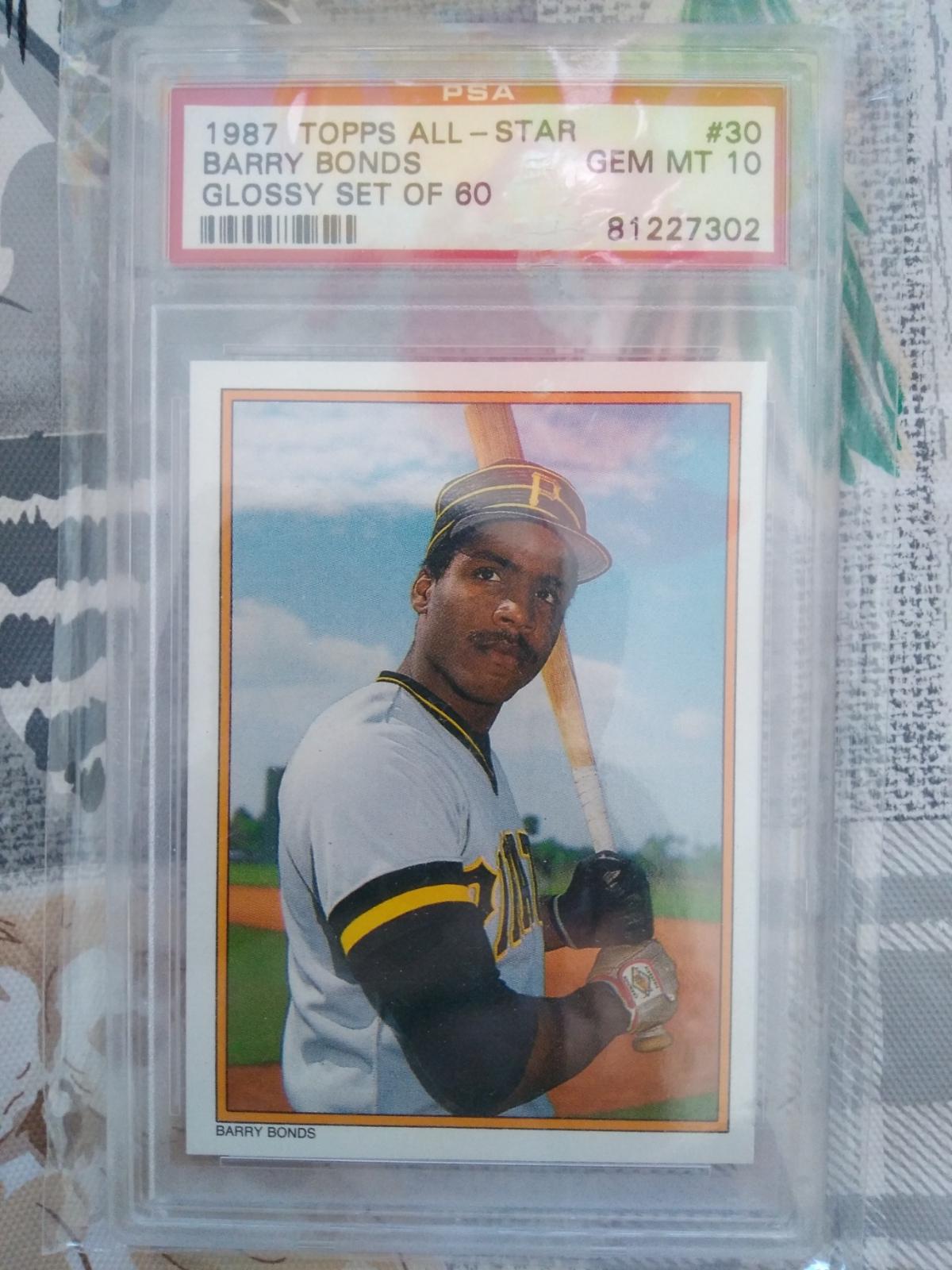 Barry Bonds | PSA 10 | 1987 Topps All Star 60