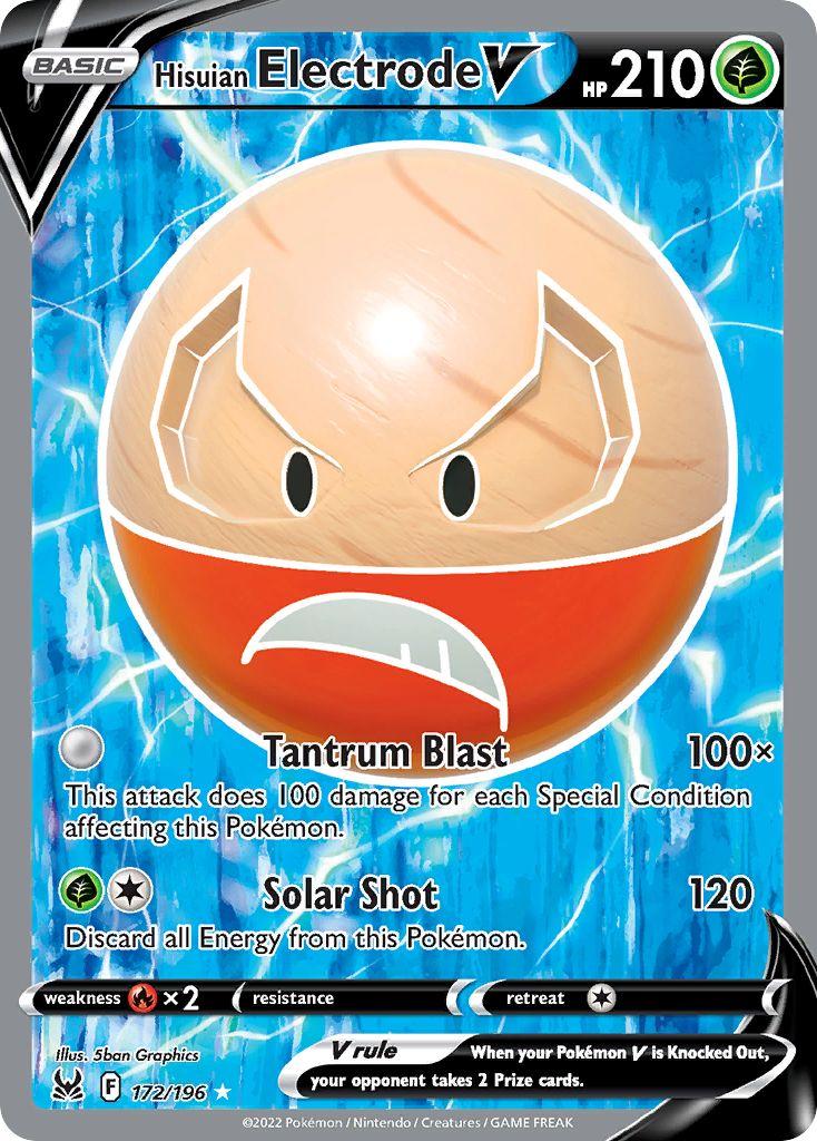 Hisuian Electrode V #172 Prices | Pokemon Lost Origin | Pokemon Cards