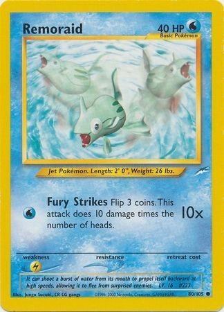 Remoraid #80 Prices | Pokemon Neo Destiny | Pokemon Cards
