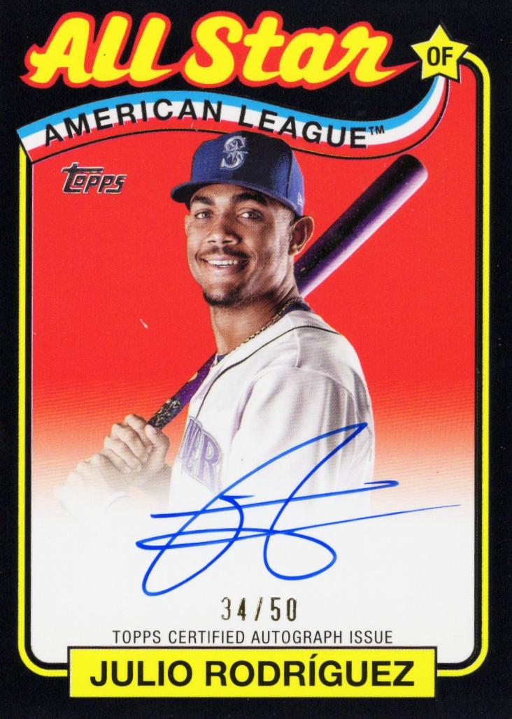 Julio Rodriguez [Gold] #89ASA-JRO Prices | 2024 Topps 1989 All-Star ...