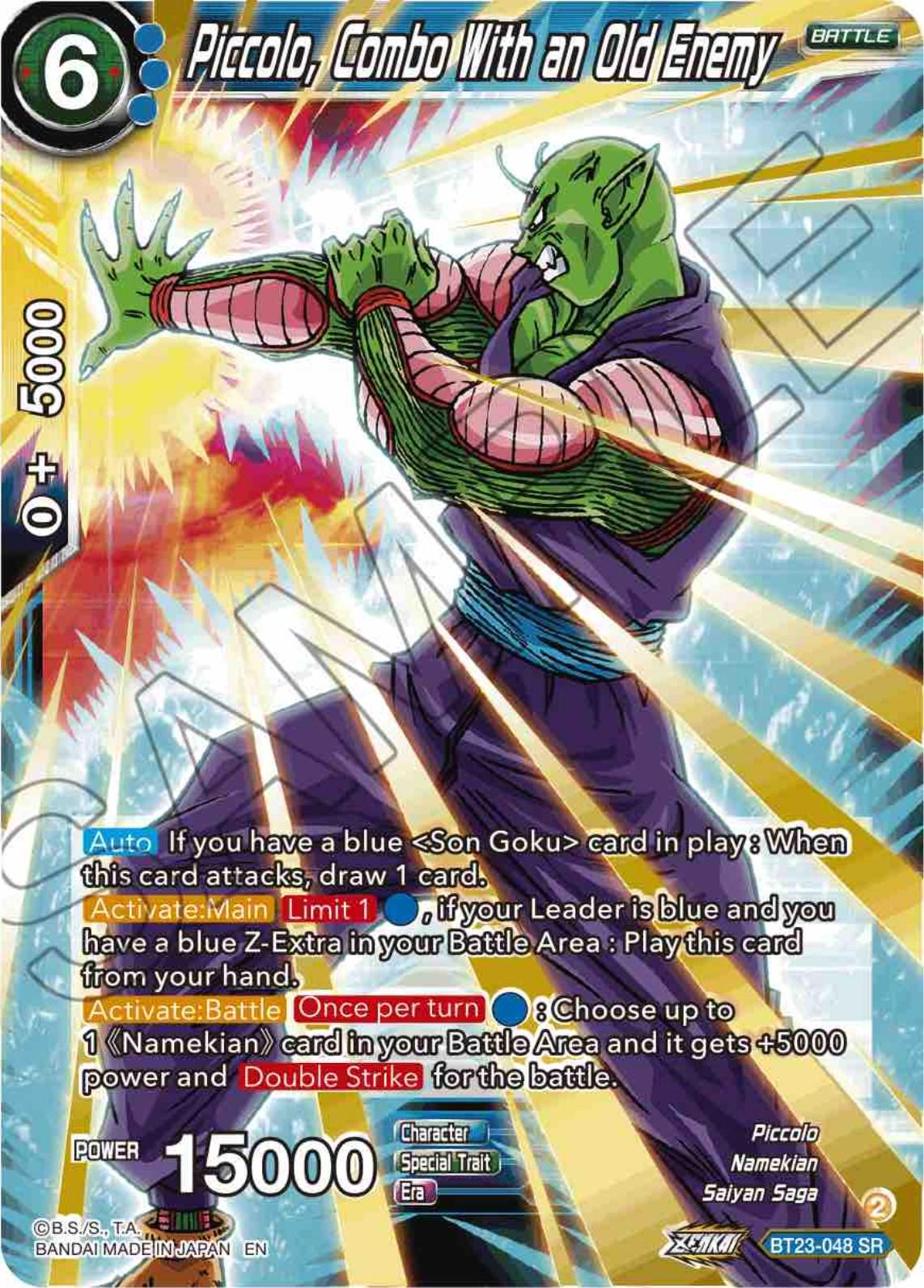 Piccolo, Combo With an Old Enemy BT23-048 Prices | Dragon Ball Super Perfect Combination ...