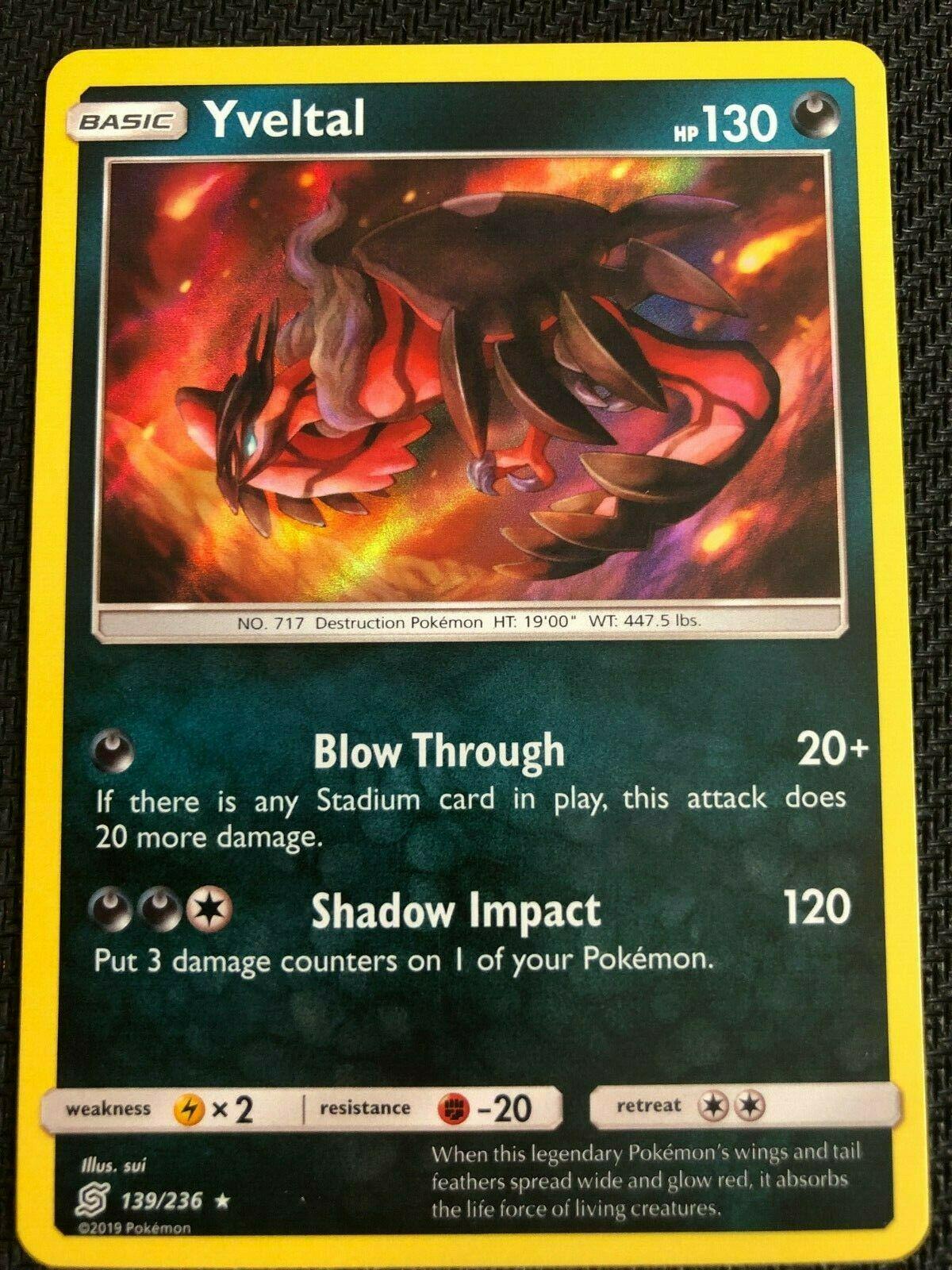 Yveltal #139 Prices | Pokemon Unified Minds | Pokemon Cards