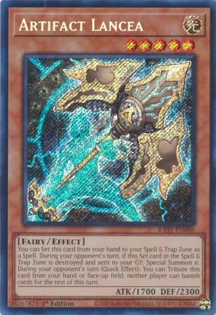 Artifact Lancea [Secret Rare] RA01-EN006 Prices | YuGiOh 25th ...