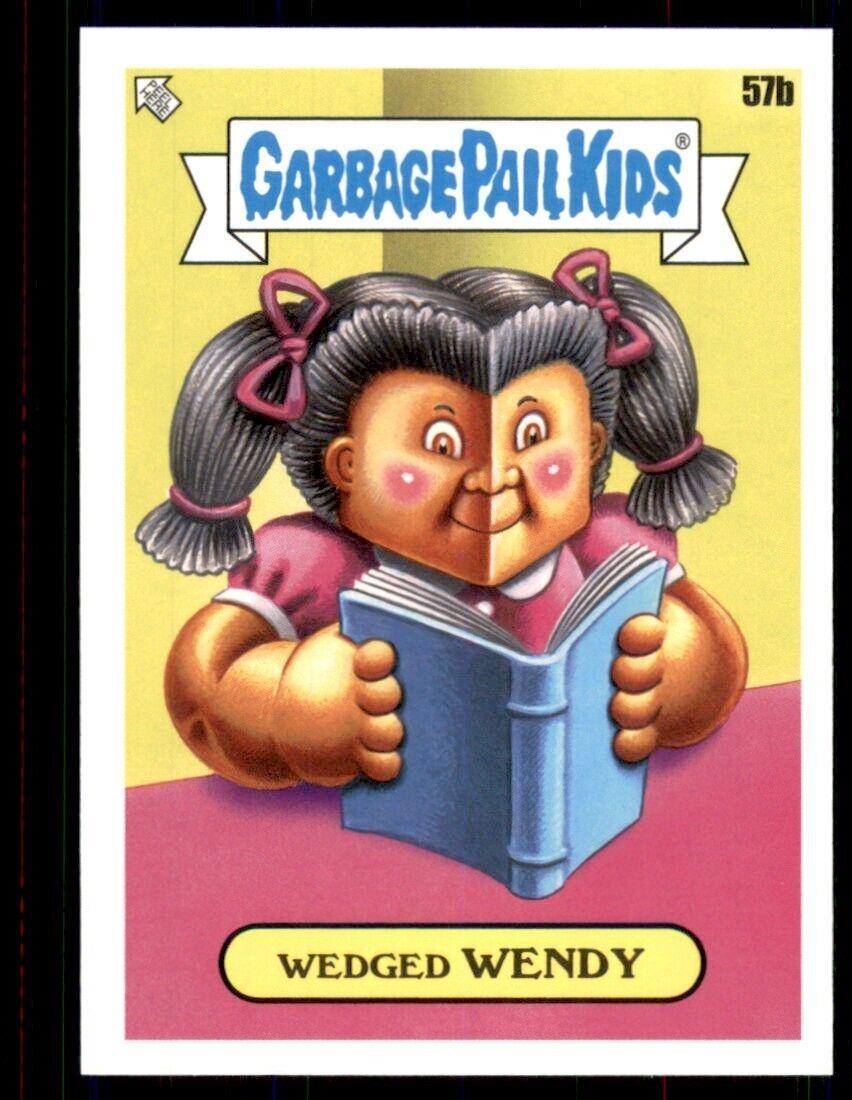 Wedged Wendy #57b Prices | Garbage Pail Kids Book Worms | Garbage Pail ...