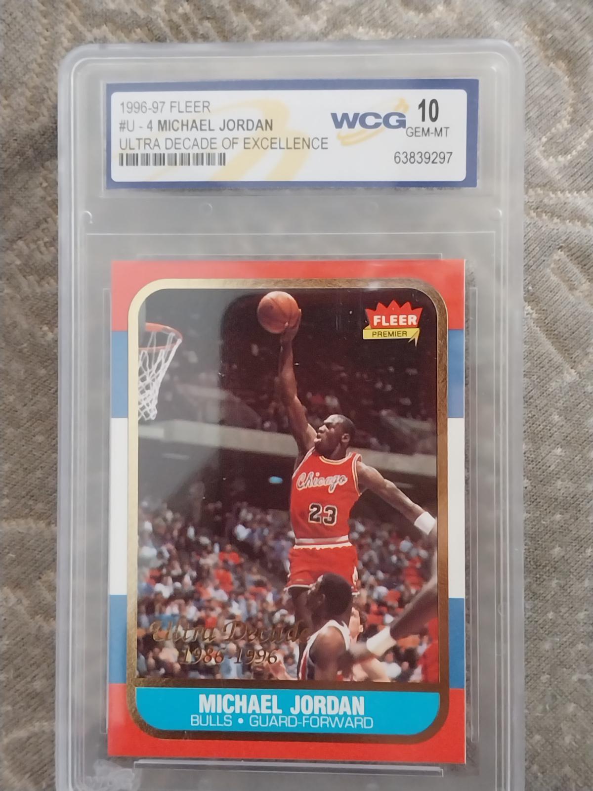 Michael Jordan | Graded 10 | 1996 Ultra Decade of Excellence