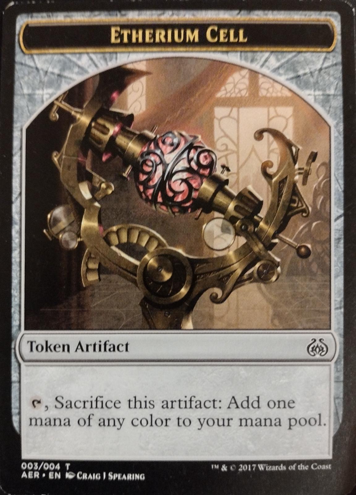Ethereum Cell [Token] #003/004 Prices | Magic Aether Revolt | Magic Cards