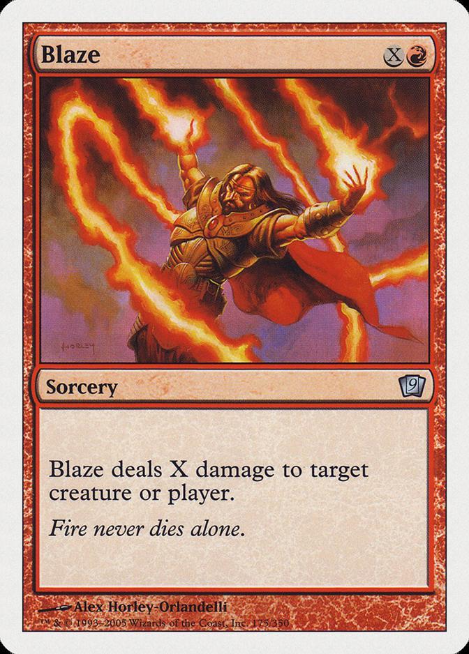 Blaze Prices | Magic 9th Edition | Magic Cards