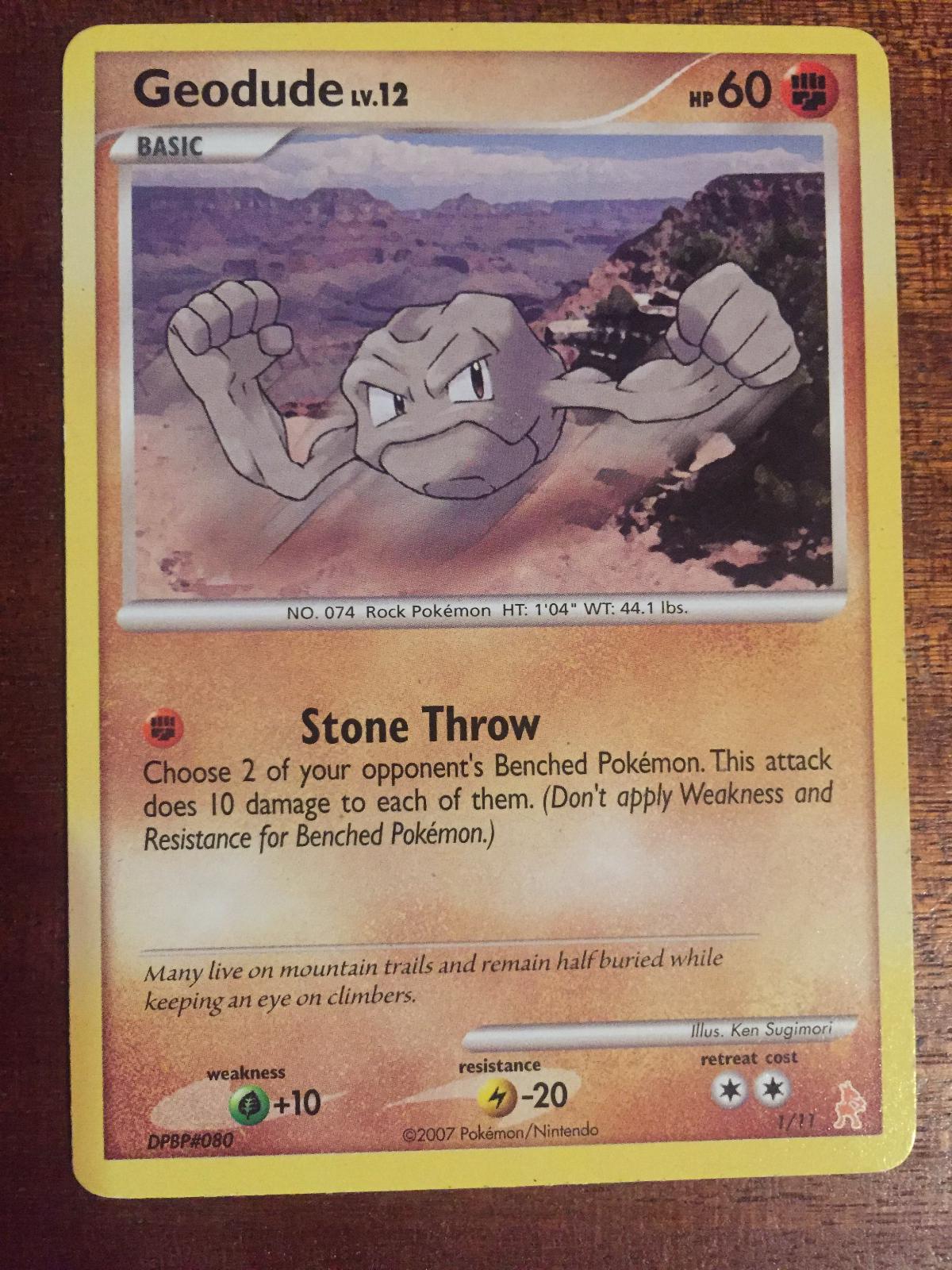 Geodude #1 Prices | Pokemon Manaphy & Lucario | Pokemon Cards
