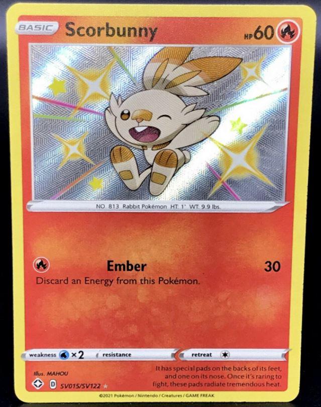 Scorbunny #SV015 Prices | Pokemon Shining Fates | Pokemon Cards
