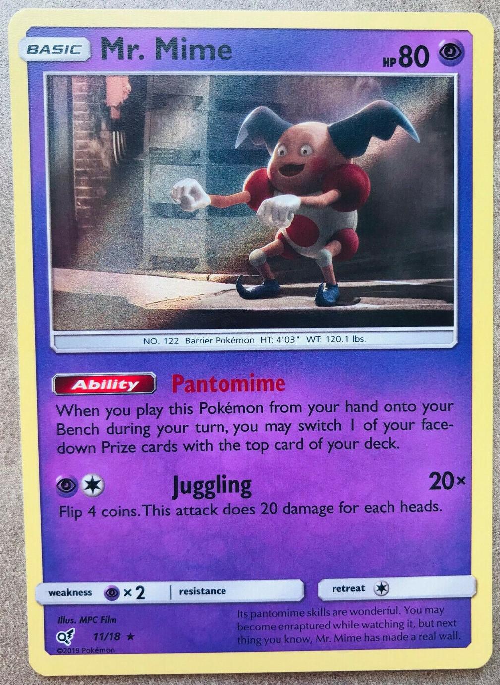 Mr. Mime #11 Prices | Pokemon Detective Pikachu | Pokemon Cards