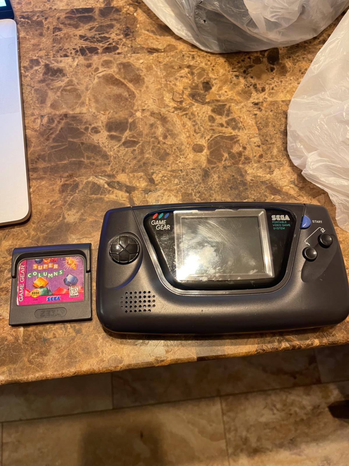 Game Gear System with Super Columns | Item only | Sega Game Gear