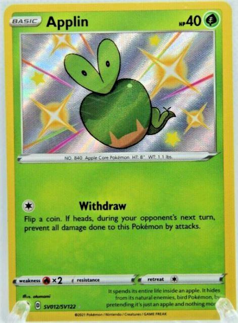 Applin #SV012 Prices | Pokemon Shining Fates | Pokemon Cards