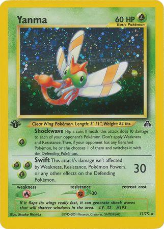 Yanma [1st Edition] #17 Prices | Pokemon Neo Discovery | Pokemon Cards