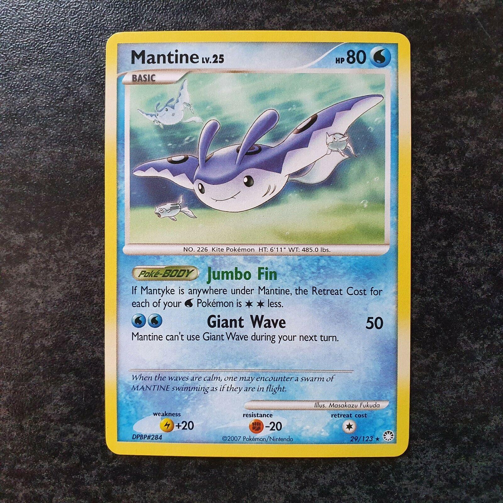 Mantine #29 Prices | Pokemon Mysterious Treasures | Pokemon Cards