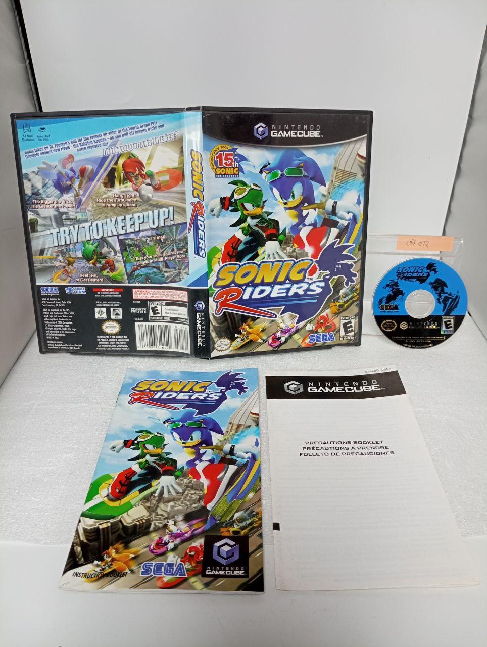 Sonic Riders | Item, Box, and Manual | Gamecube