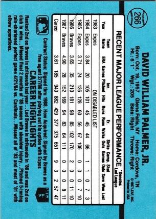 David Palmer #266 Prices | 1988 Donruss | Baseball Cards