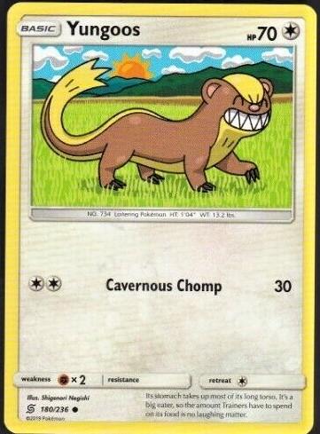 Yungoos #180 Prices | Pokemon Unified Minds | Pokemon Cards