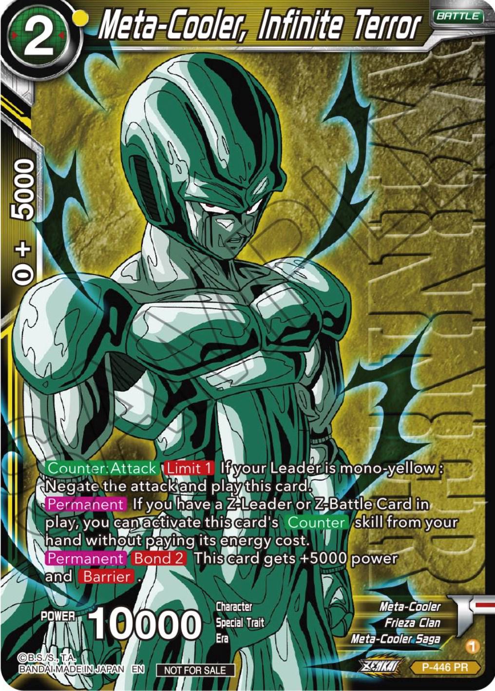 Meta-Cooler, Infinite Terror [Winner] P-446 Prices | Dragon Ball Super ...
