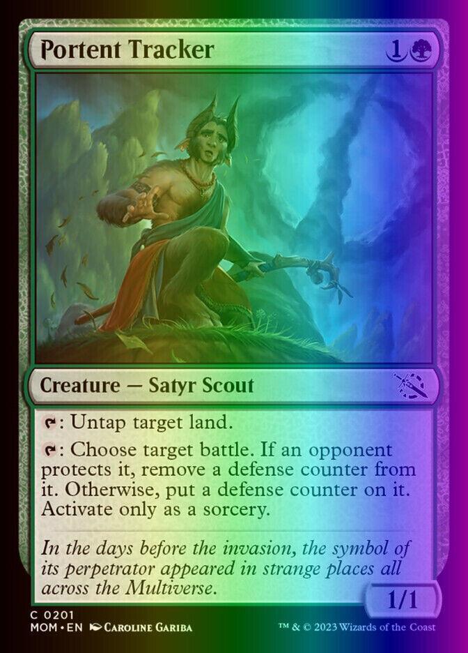 Portent Tracker [Foil] #201 Prices | Magic March of the Machine | Magic ...